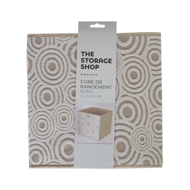 Cube de rangement rond