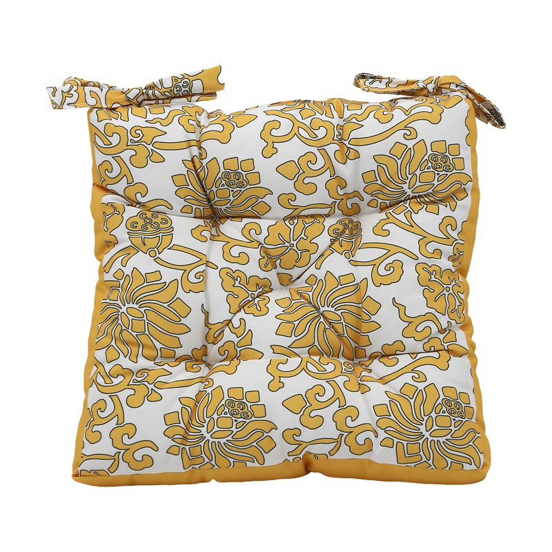 Coussin de chaise rustic jaune