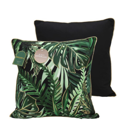 Coussin carre tropical foil