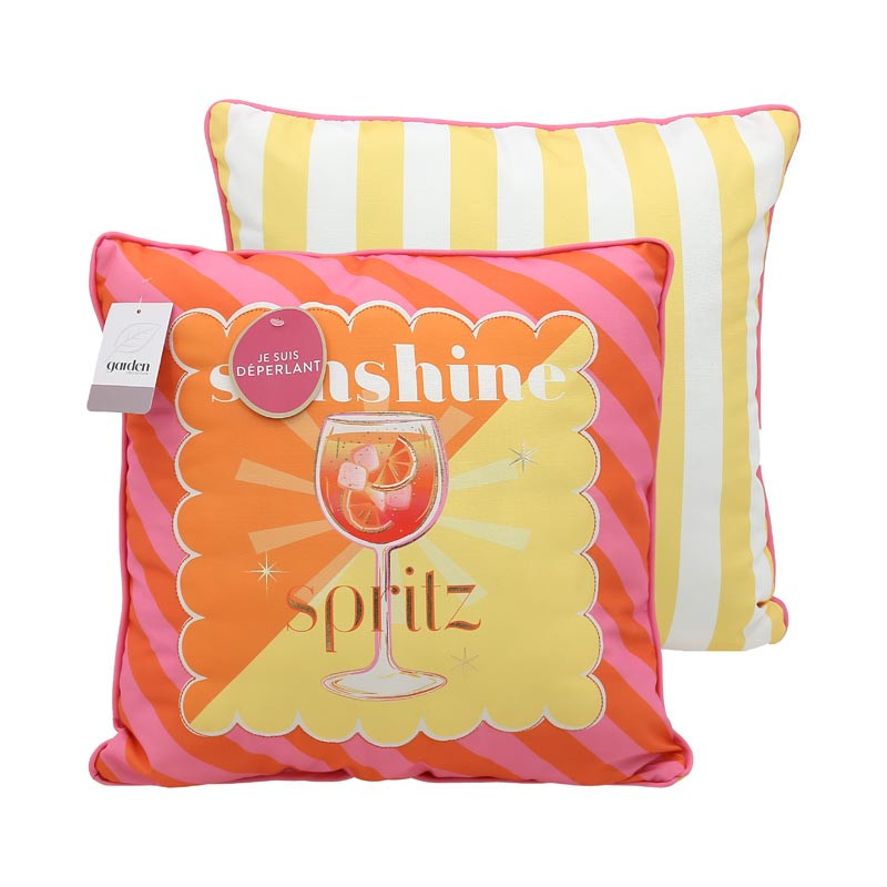 Coussin foil sunshine/spritz
