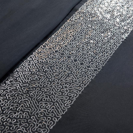Parure sequin 220x240 noir