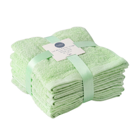 Carre visage lot 5 30x30 vert