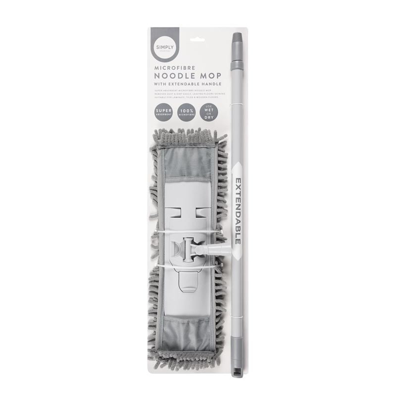Balai microfibre extensible